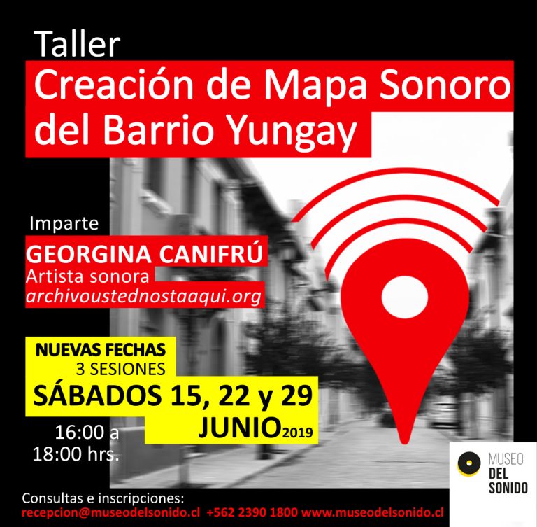 JUNIO!!! Taller de Mapa Sonoro Barrio Yungay - Museo del Sonido