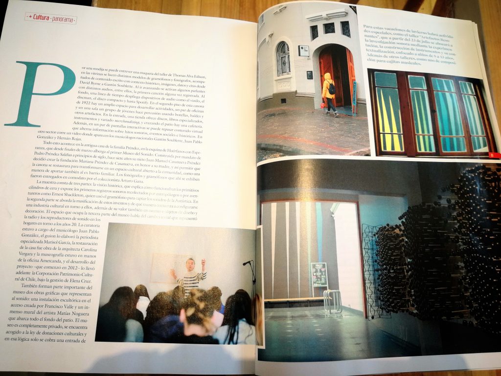 “Un museo que suena”, en Revista Capital - Museo del Sonido